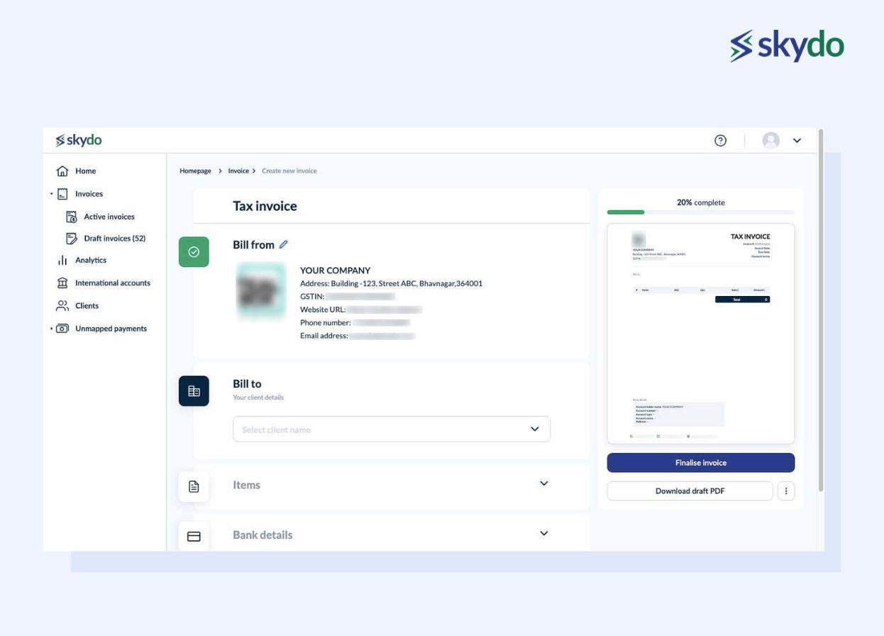 Zoho Invoice Alternatives: Free & Easy Invoicing with Skydo