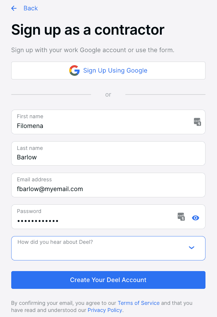 Step-by-Step Guide to Creating a Deel Account as a Freelancer